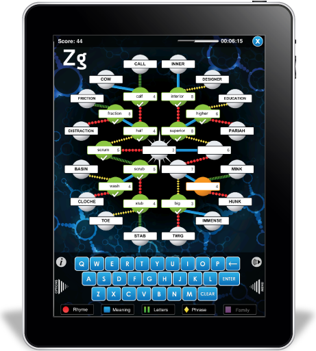 Zygolex Word Game for iPad, Android & Kindle